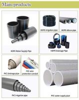China Plastic PVC Drain Water Electrical Conduit Pipe Extruder Fully Automatic for sale