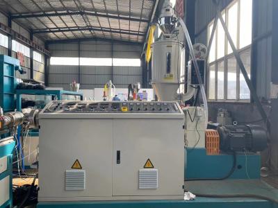 China PP PE PVC Conduit Drainage Tube Extruder Single Wall Corrugated Pipe Extrusion Line for sale