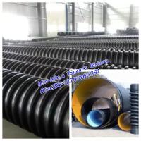 China Structural Wall HDPE Spiral Winding Corrugated Pipe Extrusion Production Line for sale