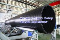 China Structural Wall HDPE Spiral Winding Corrugated Pipe Extrusion Production Line for sale