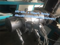 China Single Double Screw Extrusion Line for Plastic PPR HDPE PVC Corrugated Pipe Tube for sale