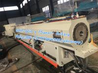 China Single Double Screw Extrusion Line for Plastic PPR HDPE PVC Corrugated Pipe Tube for sale