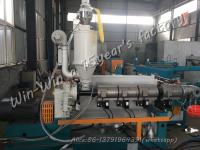 China Plastic HDPE PE PP PVC Single Wall Corrugated Soft Tube Extrusion Machine for sale