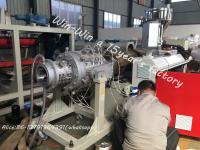 China Plastic PVC PE PPR Solid Corrugated Pipe Making Machine Twin Single Extrusion for sale