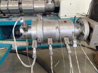 China Plastic HDPE PP Pipe Single Screw Plastic Extrusion Machine Extrusion Line for sale