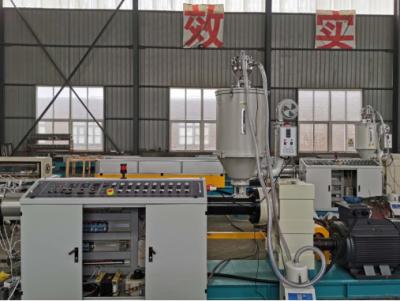 China Small Diameter PE PP Pipe Making Machine With Marking Line HDPE Pipe Extrusion Line for sale
