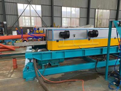 China Electric Double Wall Corrugated Pipe Extrusion Line for PE PP PVC Water Irrigation Pipe for sale