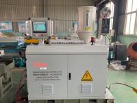 China Single / Double Wall Corrugated Pipe Production Extrusion Line PLC Control for sale