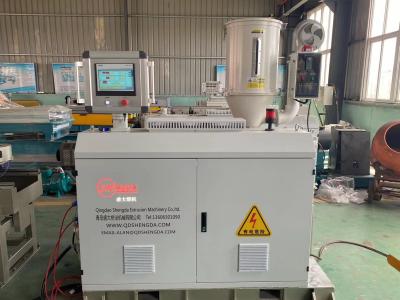 China Single / Double Wall Corrugated Pipe Production Extrusion Line PLC Control for sale