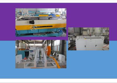 China PVC PE PP Single Corrugated Cable Wire Protection Plastic Pipe Extruder/ Corrugated Pipe Extrusion line for sale