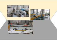 China Two Cavities UPVC 56mm Plastic Pipe Extrusion Line for sale
