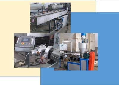 China Suction Discharge PP Pipe 5r/Min Pipe Manufacturing Machine for sale