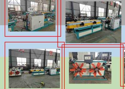 China Water Drain Deep Screw PE 800mm Corrugated Pipe Extrusion Line for sale