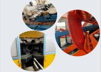 China Single Wall Deep Screw Corrugated Pipe Extrusion Line 100kg/H for sale