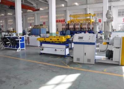 China 32mm PP Spiral Corrugated Pipe Extrusion Line Electrical Cables Protecting for sale