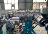 China PLC Lineal 15m/Min 250kg/H HDPE Pipe Extrusion Machine for sale
