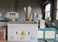 China 160mm PVC Single Wall Corrugated Pipe Extrusion Line Twin Screw 6m/Min for sale
