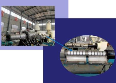 China HDPE Double Wall Corrugated Pipe Production Line ID200mm ID600 mm for sale