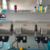 China 16-32mm PP|PE|PA Plastic Single Wall Corrugated Pipe Extruder PLC Control for sale