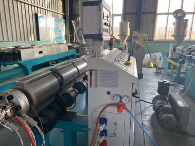 China 200-500mm Single Wall Corrugated Pipe Extrusion Line Plastic PVC/PE/PP/PPR for sale