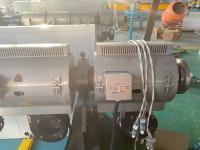 China 180-250kg/Hr PVC Pipe Making Machine Conical Twin Screw Extruder for sale