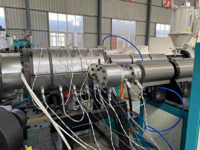 China 200mm - 400mm PE PP HDPE Double Wall Corrugated Pipe Extrusion Line for sale