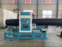 China 200mm - 400mm PE PP HDPE Double Wall Corrugated Pipe Extrusion Line for sale