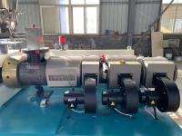 China Plastic PVC Pipe Extrusion Line Twin Screw Extruder Machine Conical 250kg/Hr for sale
