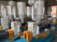 China 10m/min Plastic Single Wall Corrugated Pipe Extrusion Line Tube Hose Extrusion Line for sale