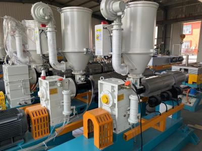 China 10m/min Plastic Single Wall Corrugated Pipe Extrusion Line Tube Hose Extrusion Line for sale