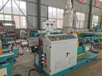 China HDPE 110mm Single Wall Corrugated Pipe Extruder Extrusion Line for sale