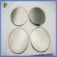 China 99.95% Pure Tungsten Sputtering Target 300mm Round Plate for Vacuum Coating for sale