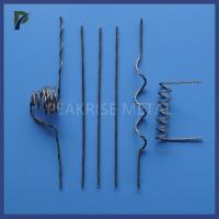 China Pure Tungsten Heater Wire 0.2-1.2mm for Vacuum Coating Twisting Wire Wolfram Filament for sale