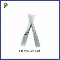 China High Purity Molybdenum Boat 0.3mm Thickness 10mm Width for Vacuum Evaporation Coating for sale