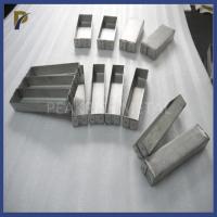 China Custom Riveted Molybdenum Lanthanum Boat 0.3-0.7% La Corrosion Creep Resistance Evaporation Boat for sale