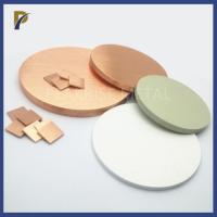China Molybdenum Copper Alloy Disc Heat Sink 2 Inch Diameter 50.8mm High Thermal Conductivity for sale