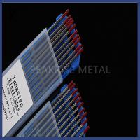 China WT20 Red Thoriated Tungsten Electrode 2% ThO2 150mm 175mm TIG Welding Electrode for sale