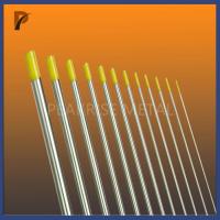 China WT10 Thoriated Tungsten Electrode 2.4mm x 175mm Yellow TIG Welding Rod 1% ThO2 for sale