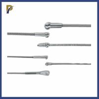 China Diameter 5.0mm Tungsten Wire Rope 19x7 Structure High Temperature Resistance for Single Crystal Furnace for sale