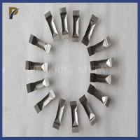 China Flat Bottom Stamped Pure Tungsten Boat for Evaporation 0.2mm 10x100mm for sale