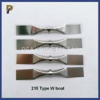 China Custom Stamping Tungsten Boat Special Shaped 0.3mm 16x104mm for Vacuum Coating for sale