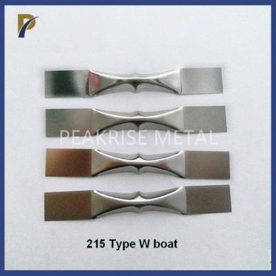 China Custom Stamping Tungsten Boat Special Shaped 0.3mm 16x104mm for Vacuum Coating for sale