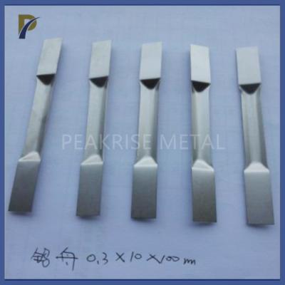 China 99.95% Pure Tungsten Boat Stamped for Vacuum Coating and Evaporation Industry for sale