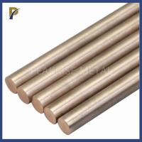 China W90Cu10 Tungsten Copper Alloy Rod 15mm Diameter Copper Tungsten Bar 16.75g/cm3 Density for sale