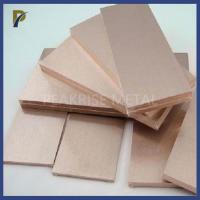 China W80Cu Tungsten Copper Alloy Plate 100x100mm for Electrical Contact Material for sale