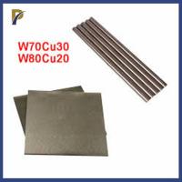 China Tungsten Copper Alloy Rod 35mm Diameter WCu90 High Thermal Conductivity for Industrial Manufacturing for sale