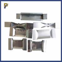 China High Purity Stamped Tungsten Boats 100x10x0.3mm for Vacuum Evaporation Coating for sale