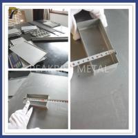 China Utensils Tzm Material Metal Alloy Box Molybdenum Boat High Temperature Resistant for sale