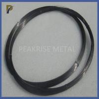 China TZM Molybdenum Alloy Wire 0.3mm Electrolytic Polished Black for Furnace Components 1600C for sale