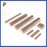 China ASTM B702 CuW90 Tungsten Copper Alloy Rod 16.75g/cm3 Density Polished Surface Copper Tungsten Bar for sale